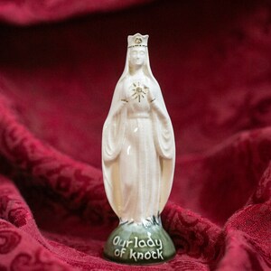 Vintage Knock Pottery Our Lady of Knock Statue Ireland - Etsy