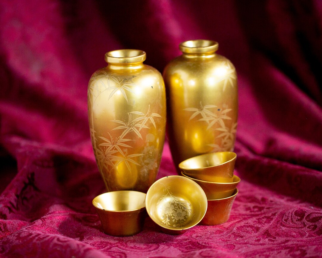 Vintage Japanese Sake Set - Etsy