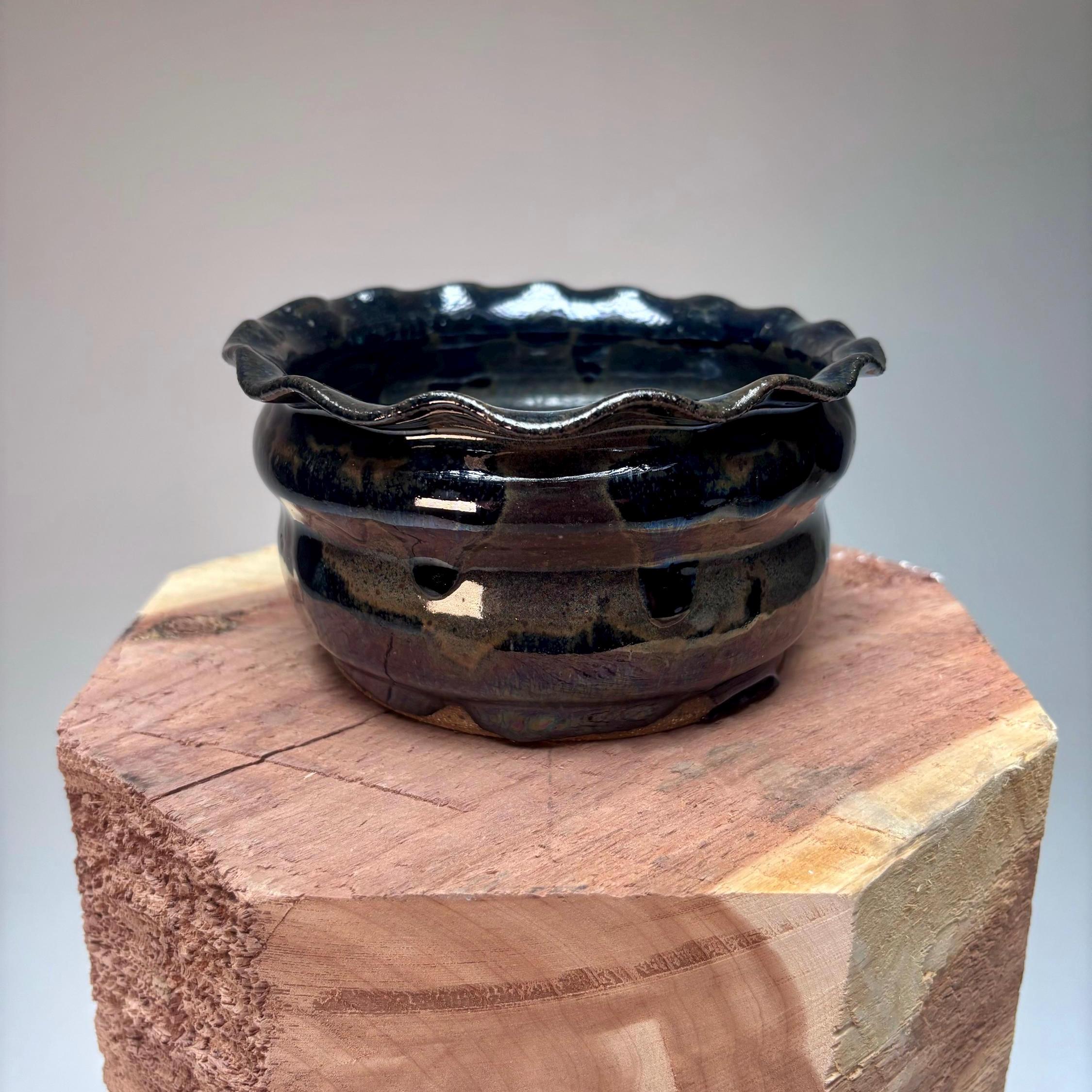 Petal Pot | Ceramic Planter | Pottery Planter With Drain Hole ...