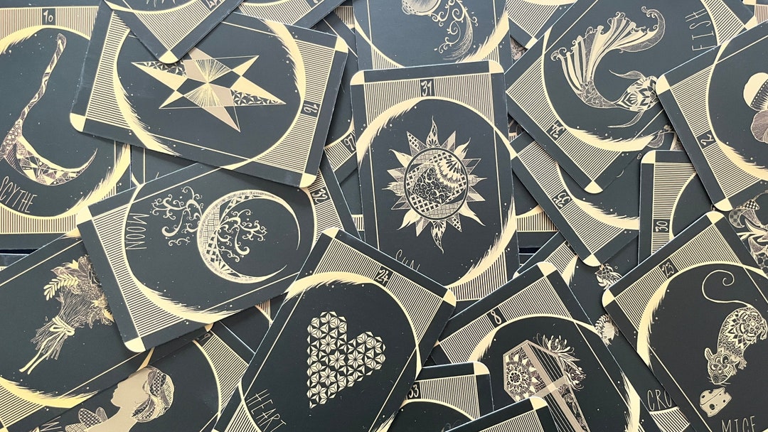 Japanese Pattern Lenormand Deck 3rd Edition - Etsy