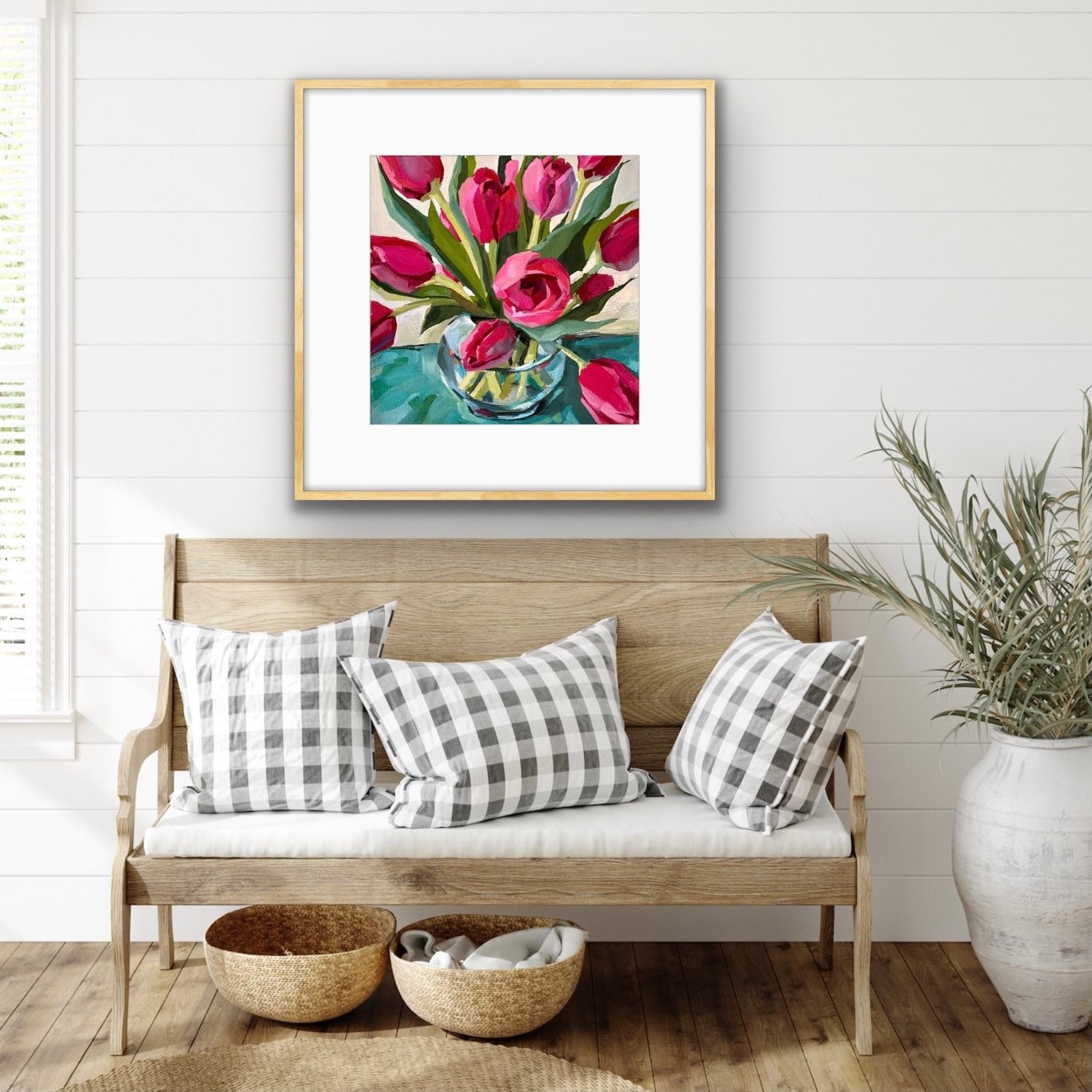 Tulip Painting Tulip Art Print Floral Painting | Etsy