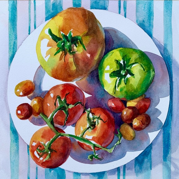 Heirloom Tomato Painting