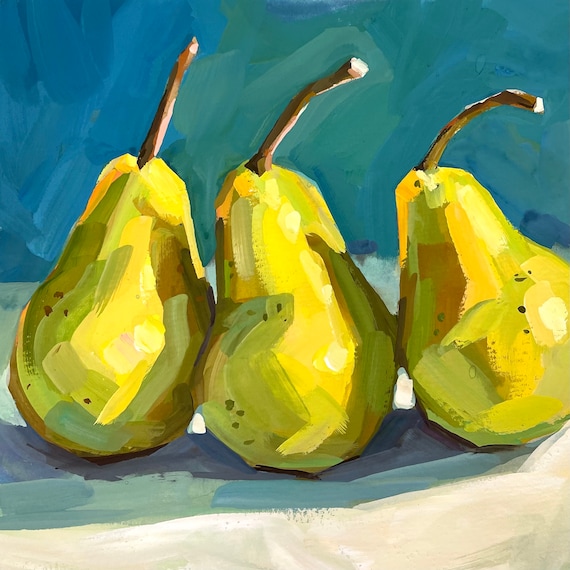 Pear Painting Images