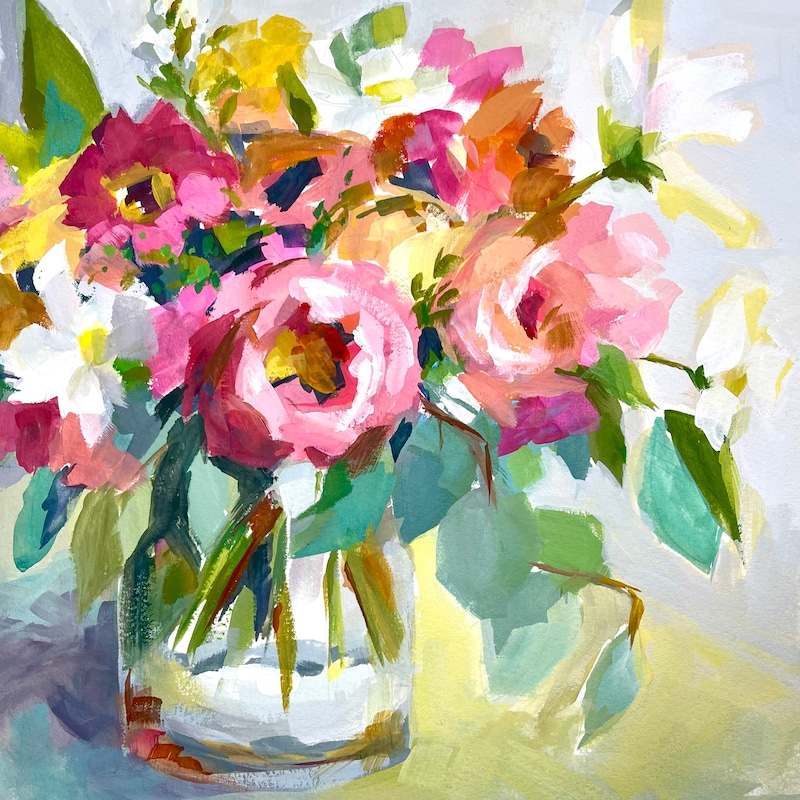 Floral Art Print - Etsy