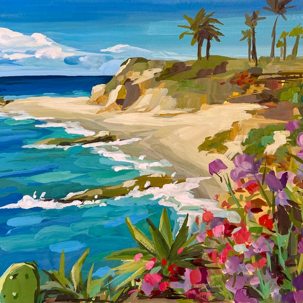 Impressionist Beach - Etsy