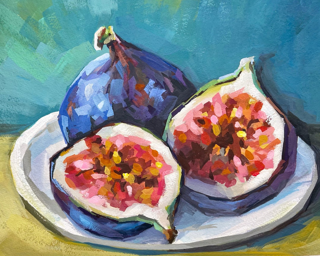 Fig Art Print, Kitchen Art, Giclee', Art for Home, Fig Painting - Etsy
