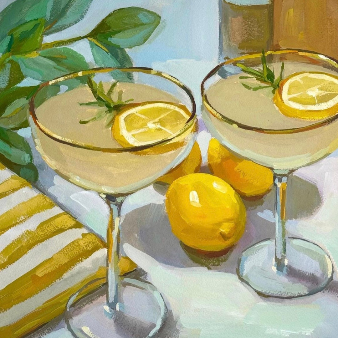 Limited Edition Fine Art Cocktail Print, Giclee Print, Kitchen Art ...