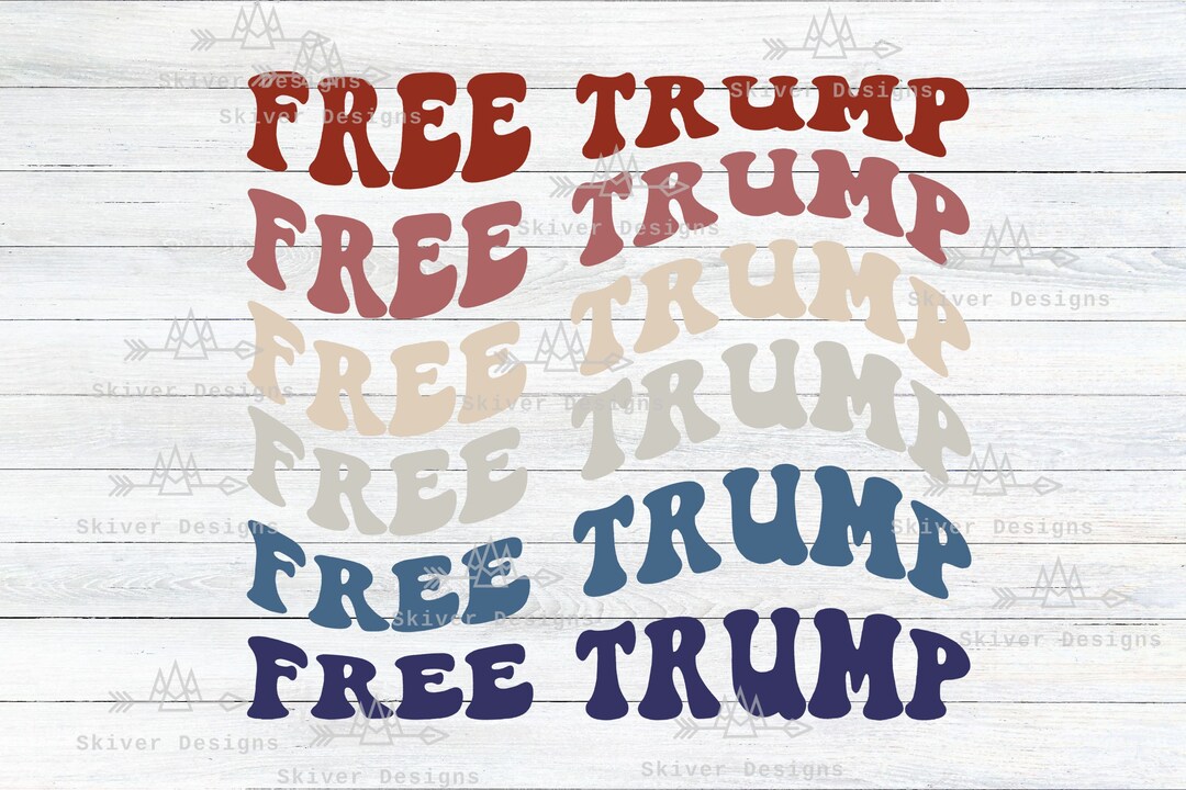 FREE TRUMP Png SVG, Trump Sublimation, Trump 2024, Save America, Retro ...