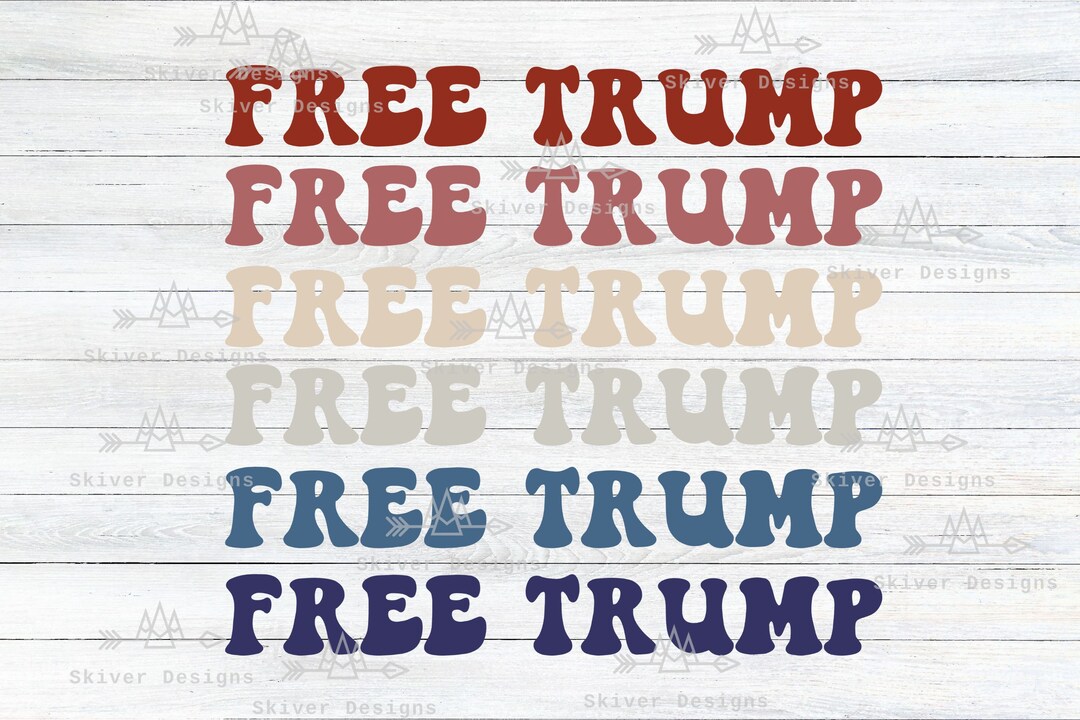 FREE TRUMP Png SVG, Trump Sublimation, Trump 2024, Save America, Retro ...