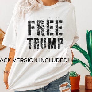 FREE TRUMP Png SVG, Trump Sublimation, Trump 2024, Save America, Retro ...