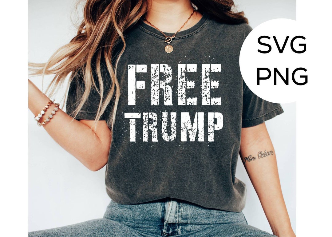 FREE TRUMP Png SVG, Trump Sublimation, Trump 2024, Save America, Retro ...