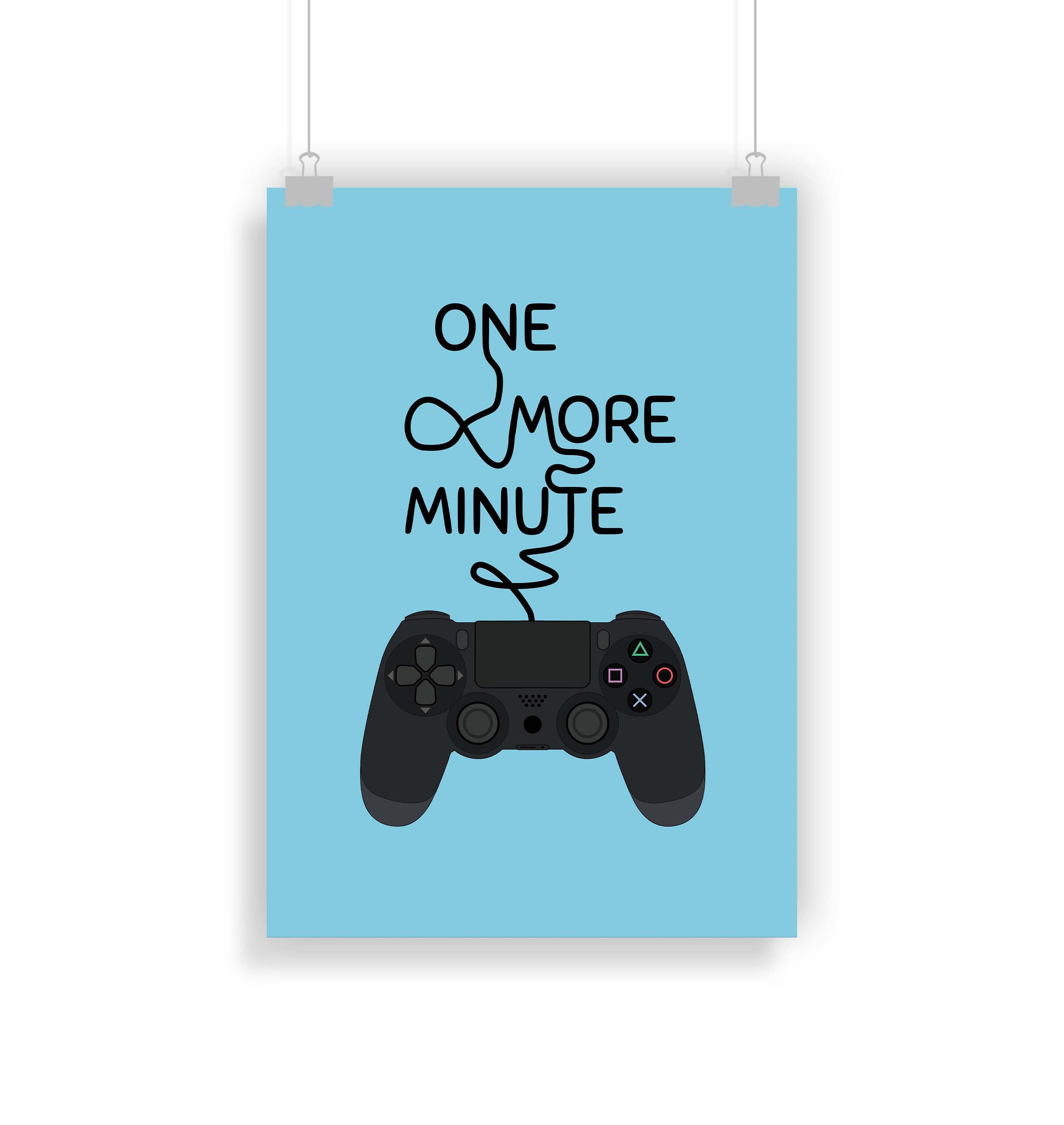 Gaming Print Gaming Poster PlayStation 4 PS4 controller | Etsy