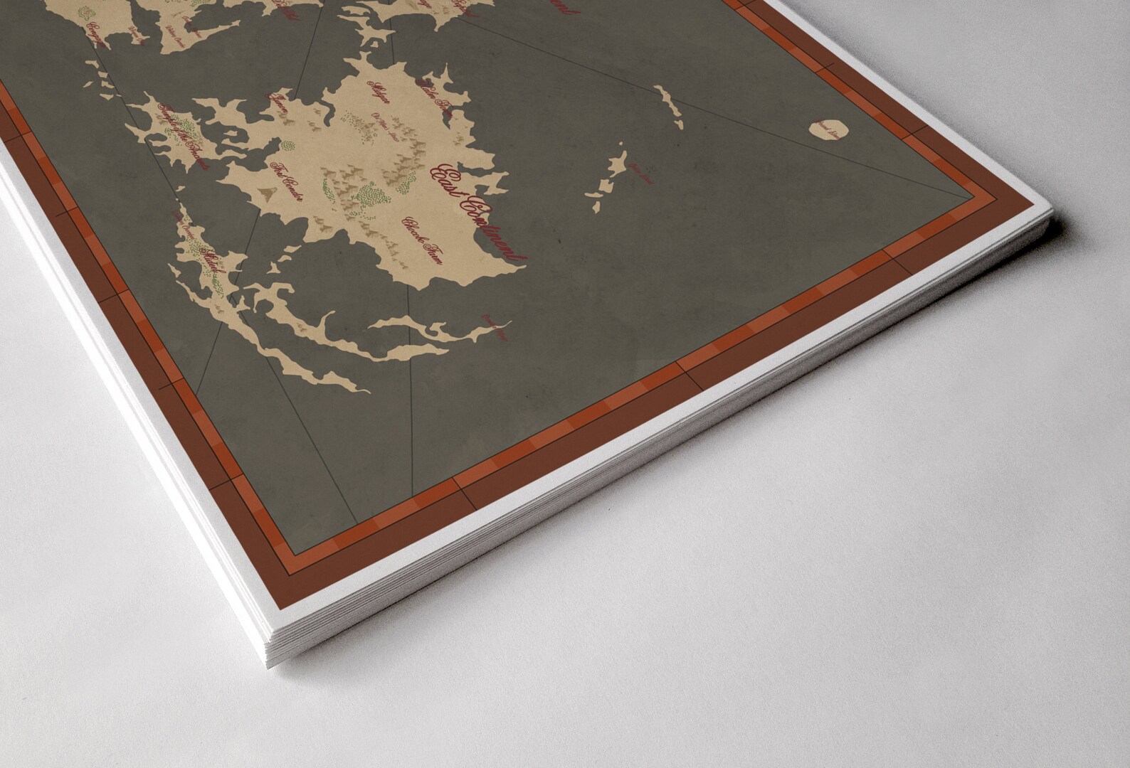 Final Fantasy VII Map of Gaia Print Poster - Etsy