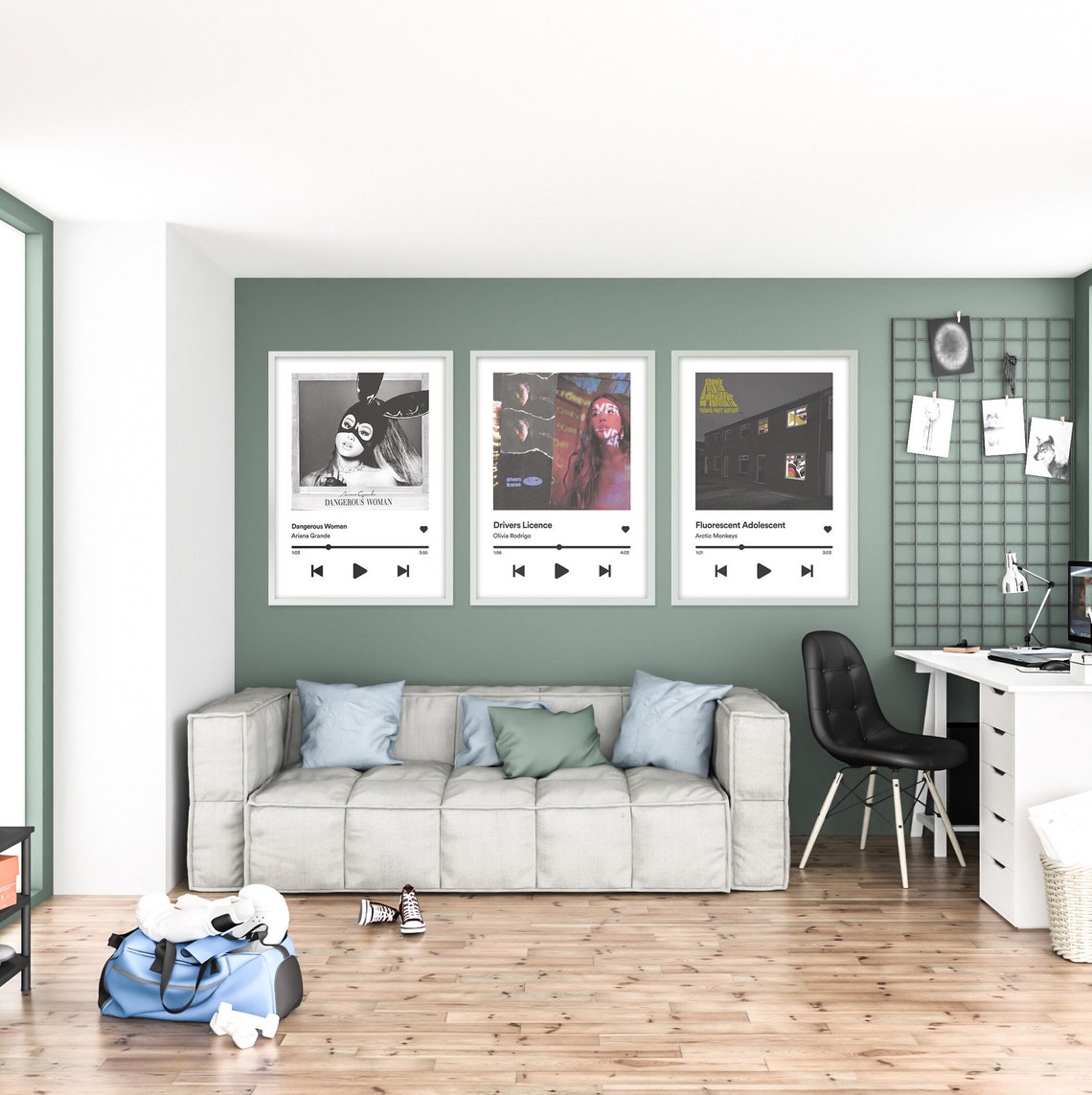 Personalised White Music App Gloss Paper Print Poster - Etsy