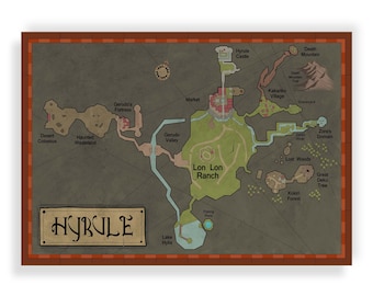 The Legend of Zelda: the Wind Waker World Map Poster - Etsy