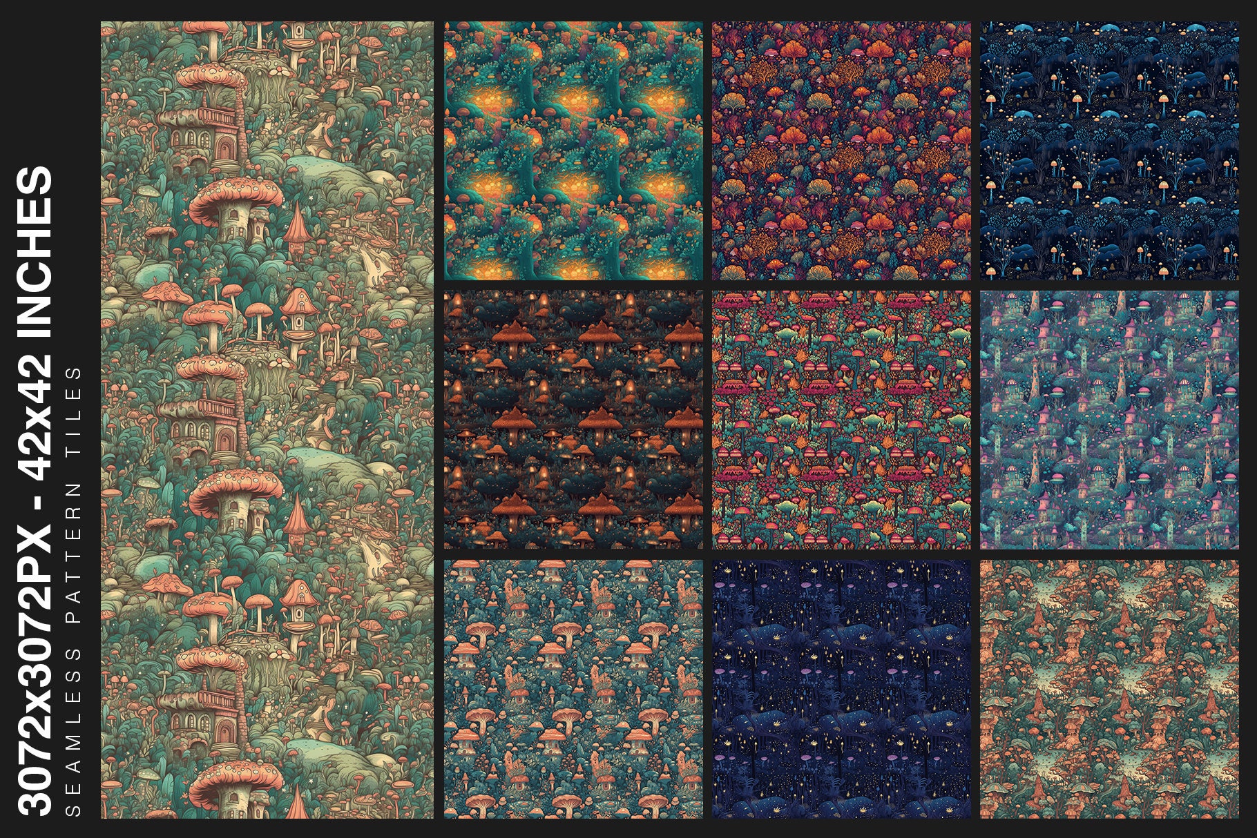 10 Enchanted Forest Patterns - Etsy