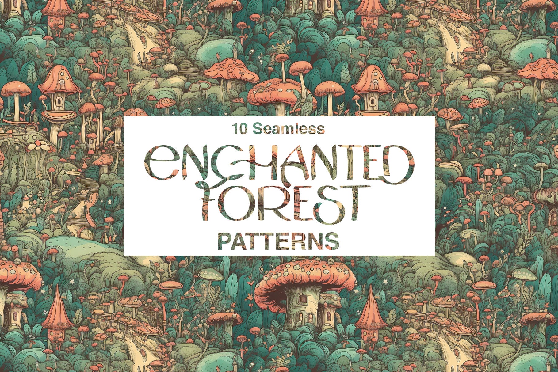 10 Enchanted Forest Patterns - Etsy