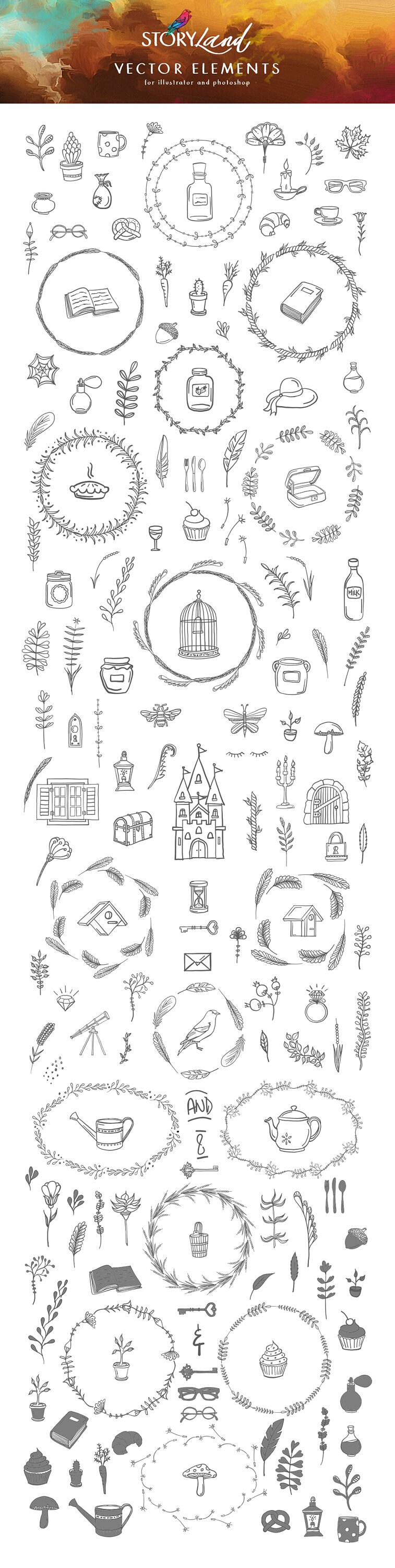 Storyland Font, Illustrations & Logos - Etsy