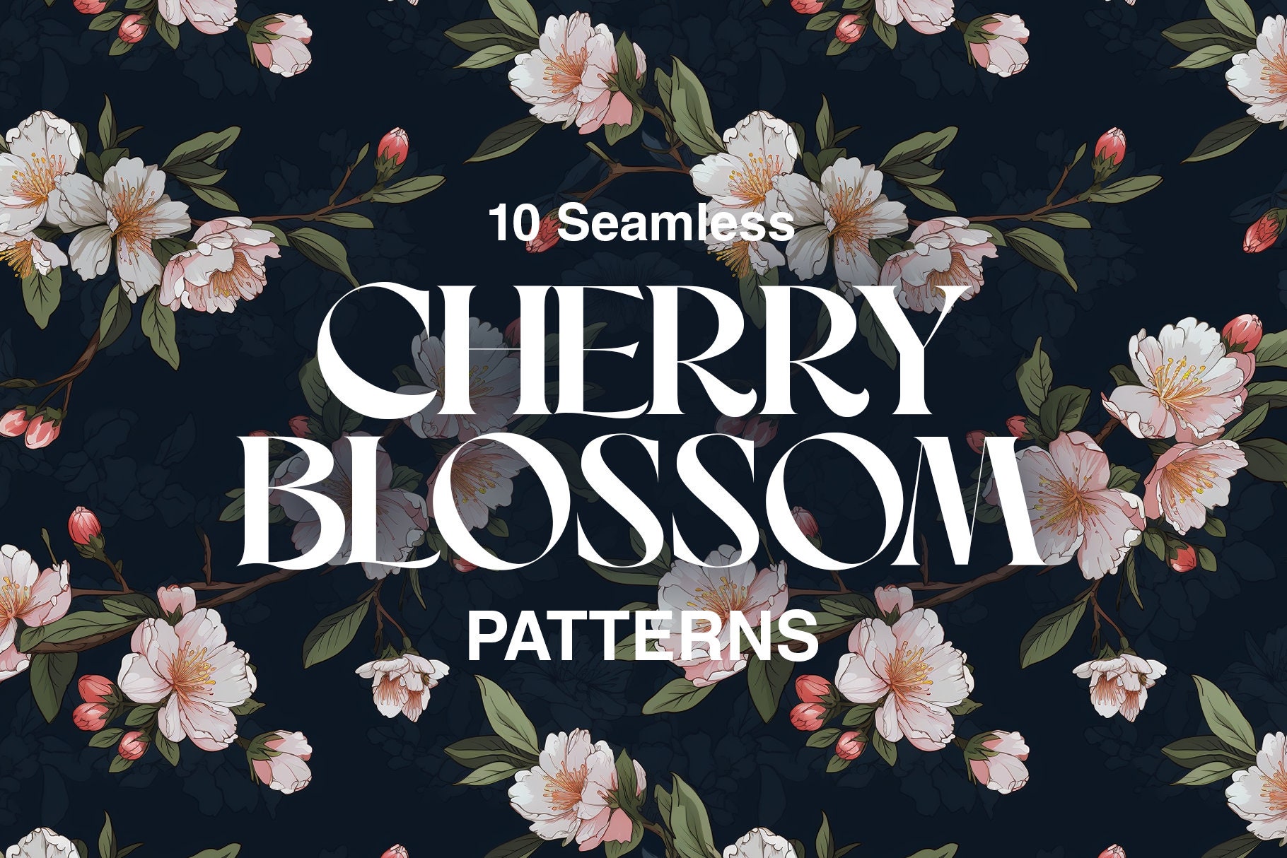 10 Cherry Blossom Patterns - Etsy