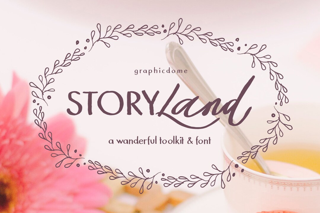 Storyland Font, Illustrations & Logos - Etsy