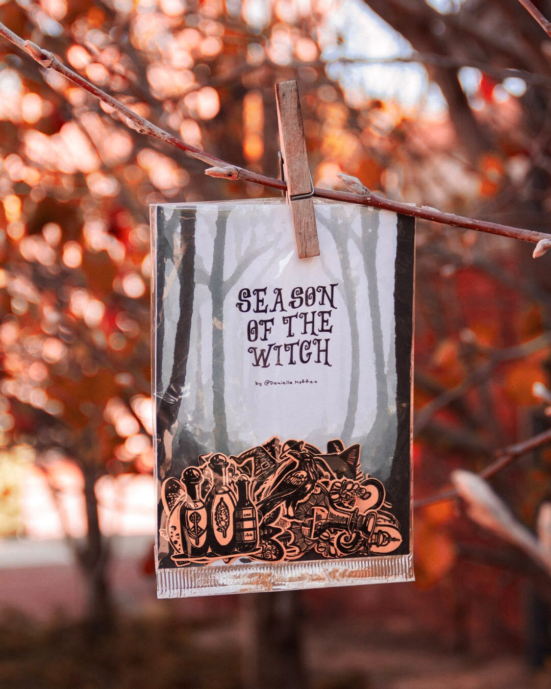 Season of the Witch Kraft Paper Sticker Pack 30pc Bujo Bullet - Etsy