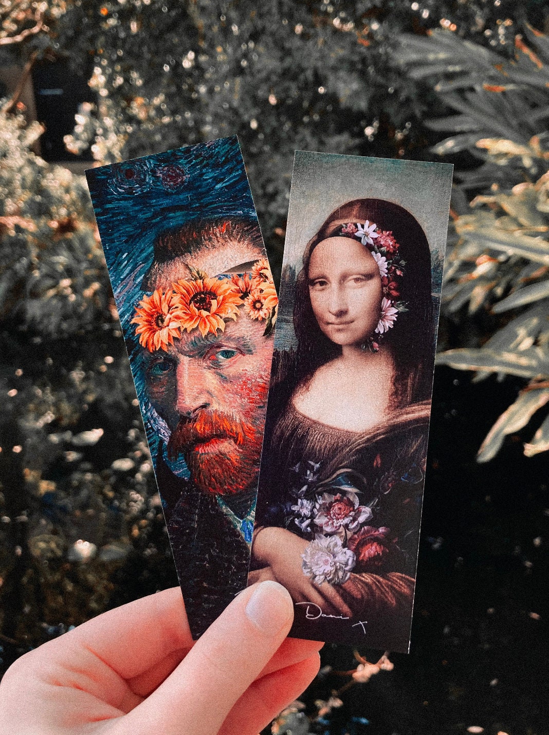 Bookmark Leonardo Da Vinci Mona Lisa Painting Renaissance - Etsy