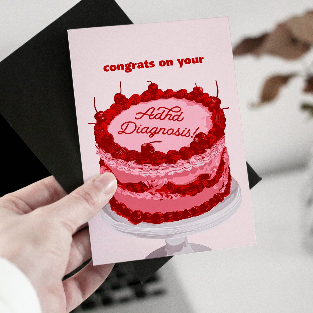 Neurodivergent Greeting Card, Congratulation Card, ADHD Diagnosis, ASD ...