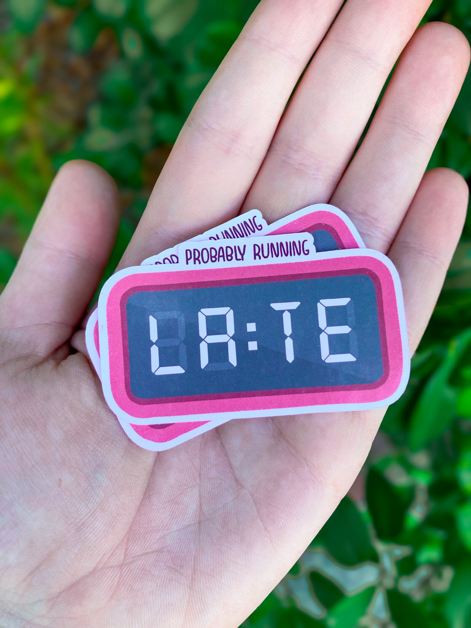 ADHD Sticker, Running Late, ADHD Planner, ADHD Gift Idea, Funny Adhd ...