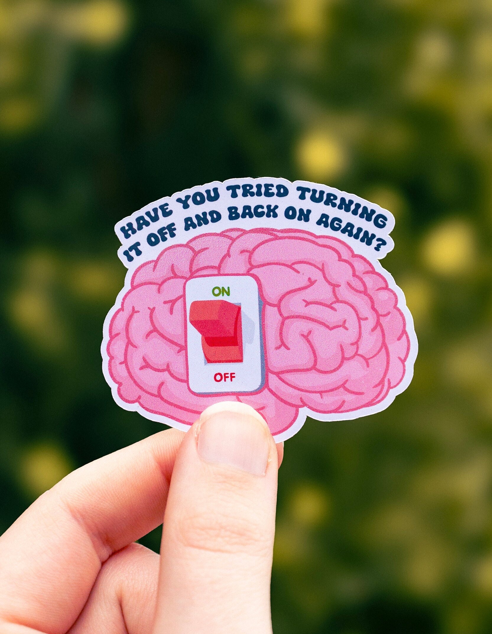 Funny ADHD Sticker, Autism Sticker, Neurodivergent Gift, Mental Health ...