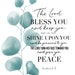 The Blessing / Printable Bible Art / Numbers 6 / Hand Lettered ...
