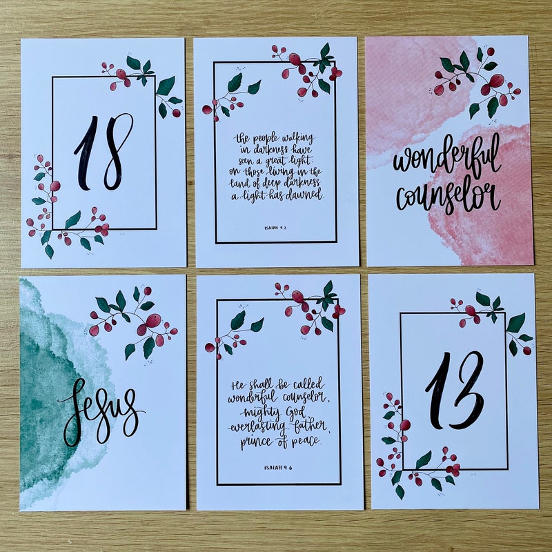 Christian Advent Calendar - Etsy Australia