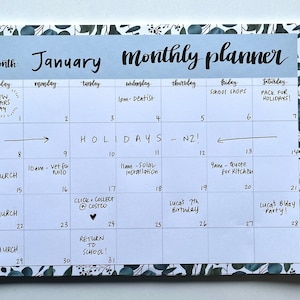 12 Monthly Calendars / Yearly Calendar / Multi-coloured or Native ...