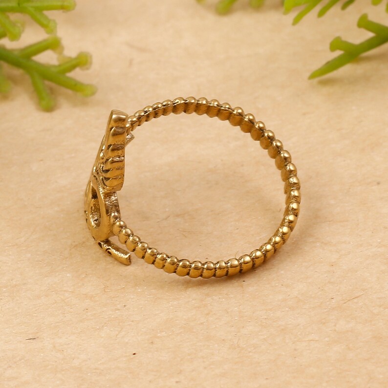 18k Vermeil Om Ring, Lord Shiva Ring, Religious Ring, Divine Ring, 925 ...