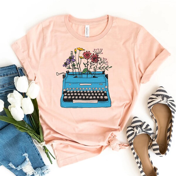 Typewriter Tshirt - Etsy