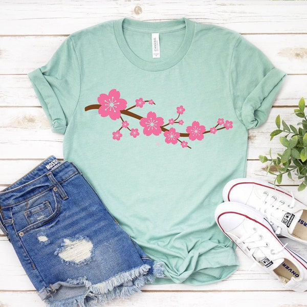 Cherry Blossom Shirt - Etsy