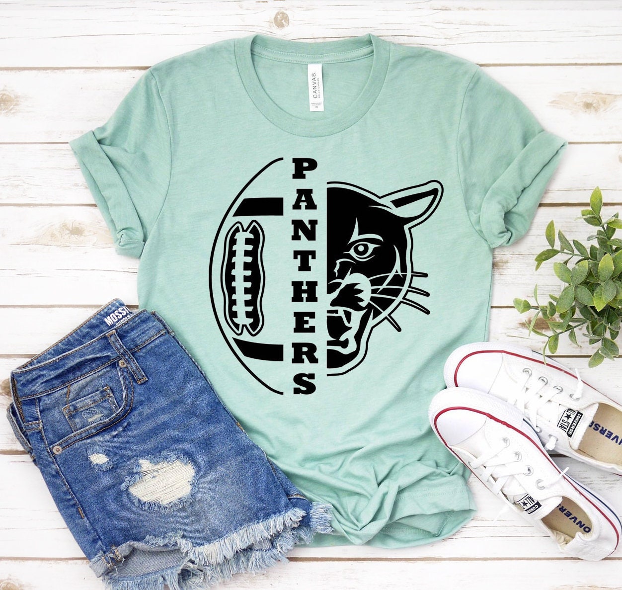 Panthers Shirt Player T-shirt Game Day Tshirt Cheerleader - Etsy