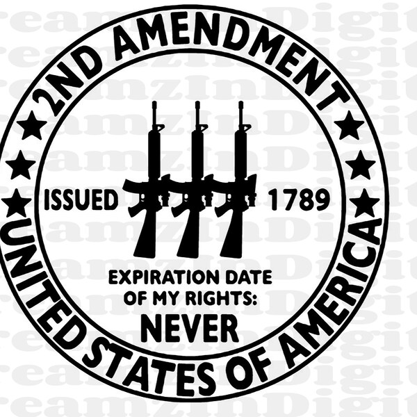 Second Amendment Clipart - Etsy