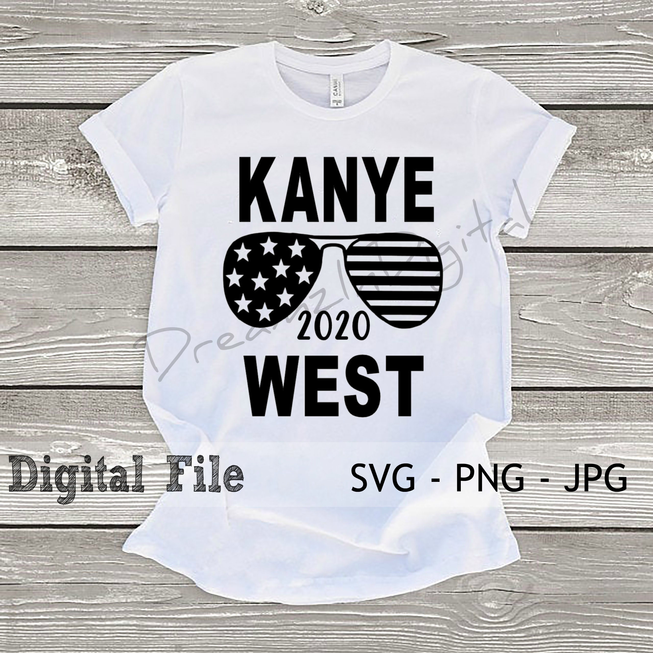 Kanye West 2020 Election Svg Digital File Vote for Kanye - Etsy