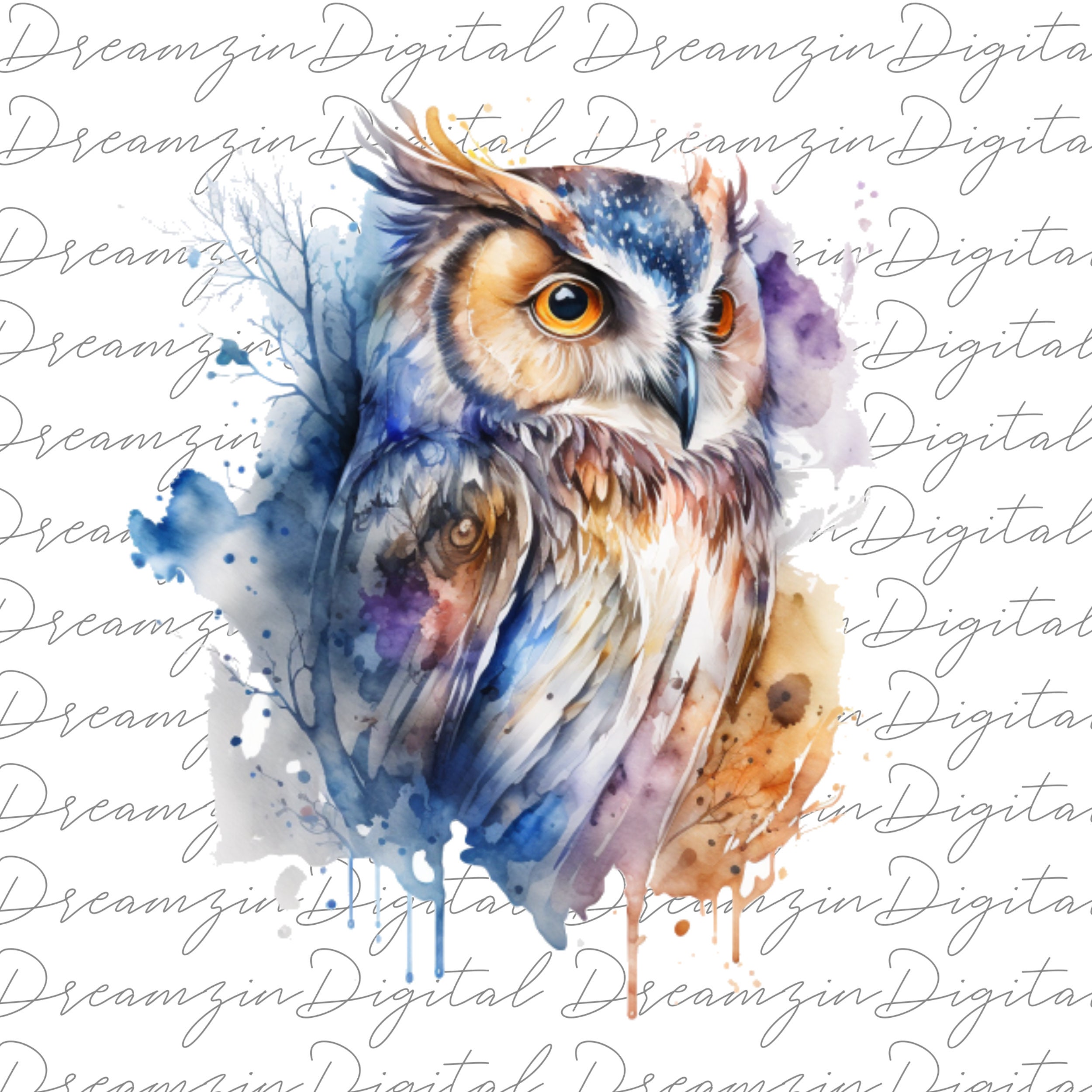 Búho místico PNG Imágenes Prediseñadas de búho Arte de búho - Etsy México