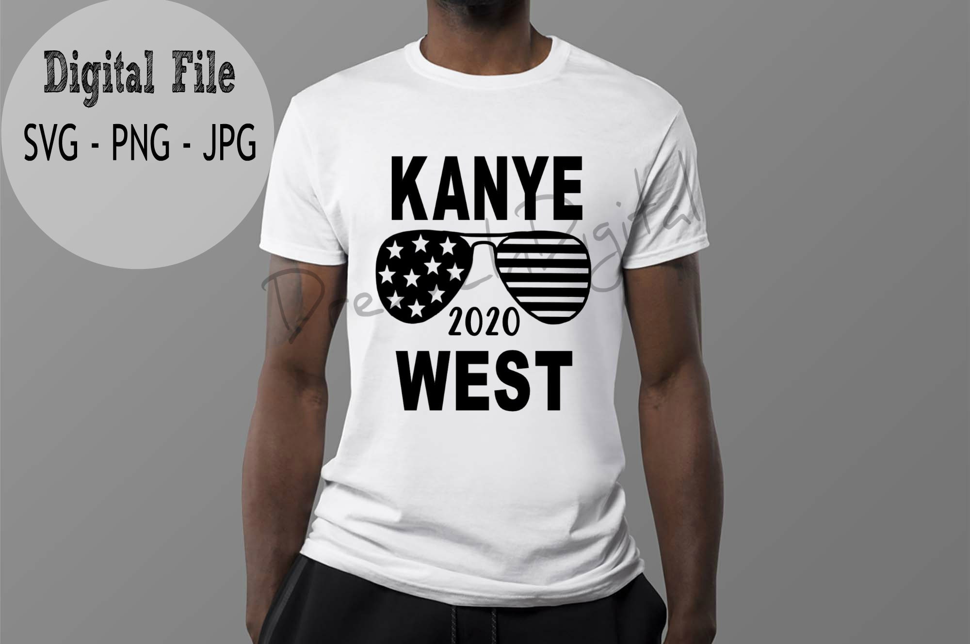 Kanye West 2020 Election Svg Digital File Vote for Kanye - Etsy