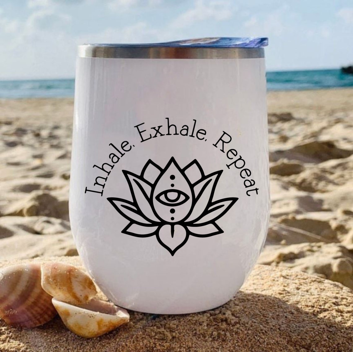 Inhale Exhale Repeat SVG Yoga Svg Namaste Design Lotus Svg - Etsy