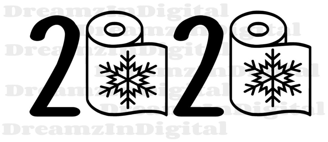 2020 Svg, Quarantine Svg, Christmas 2020, Toilet Paper Svg, Cut File ...
