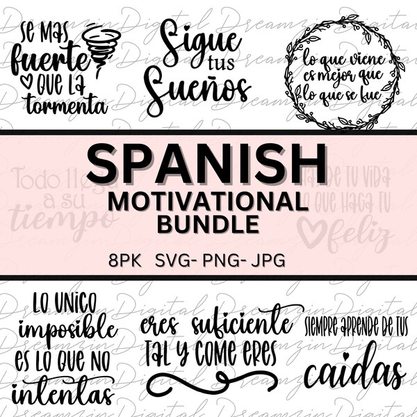 Spanish Svg Files - Etsy
