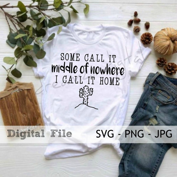 Middle of Nowhere Shirt - Etsy