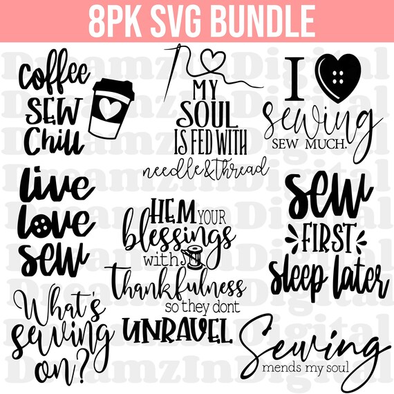 Sewing SVG Bundle Craft Bundle Craft Svg Sewing SVG Sewing | Etsy Canada