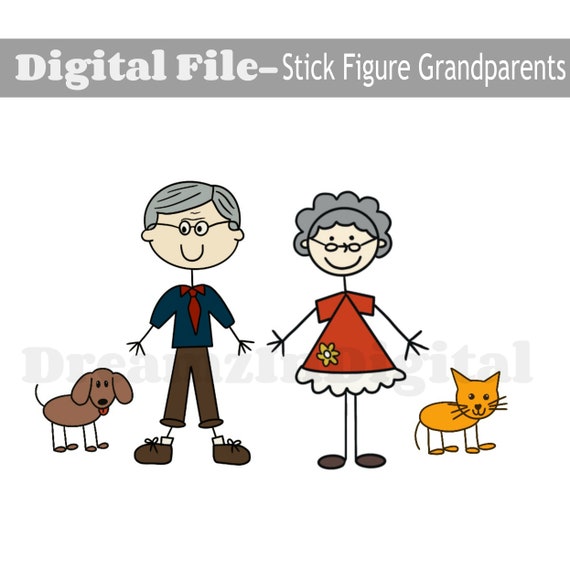 Morning Stick People Clip Art
