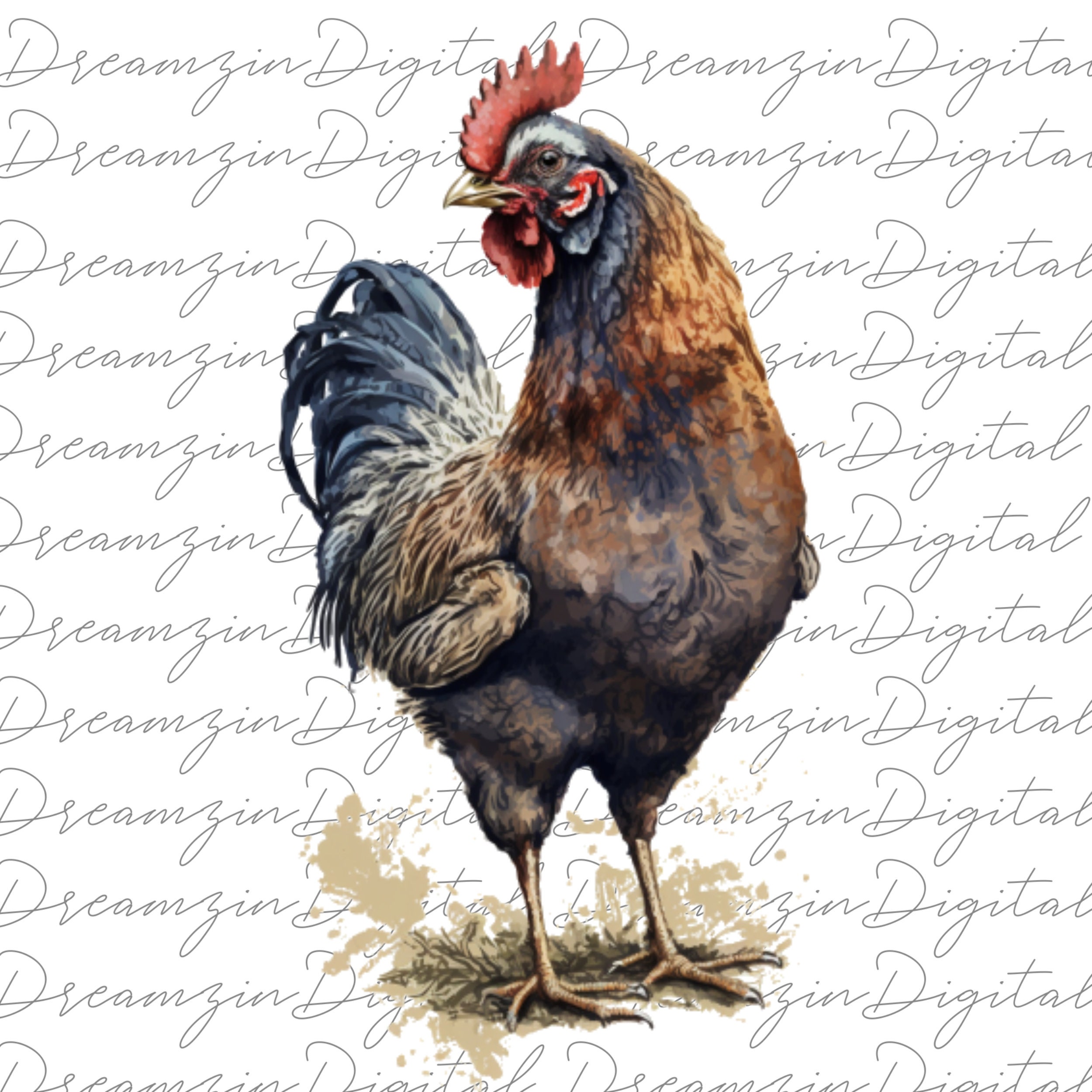 Hahn PNG, Hahn Clipart, roter Hahn Png, Hahn Sublimation Design, Hahn ...