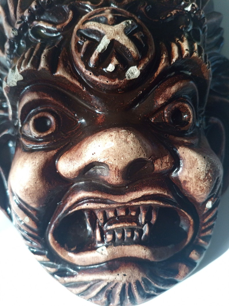 Scary Face. the Magic of Voodoo. Mask on the Wall. | Etsy