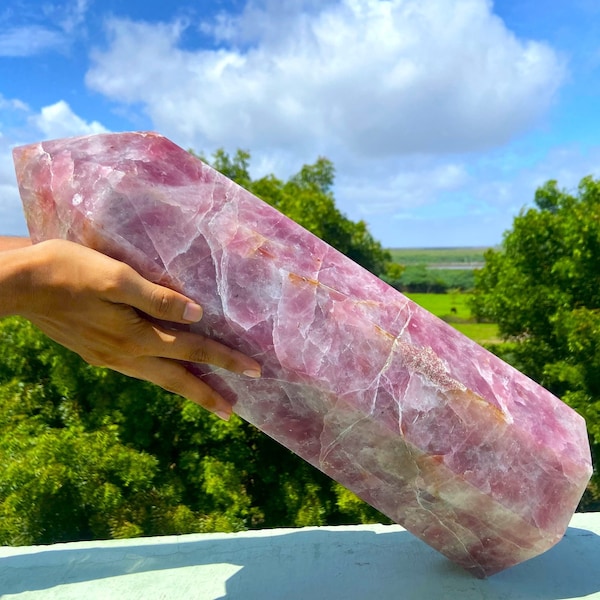 Large Rose Quartz - Etsy