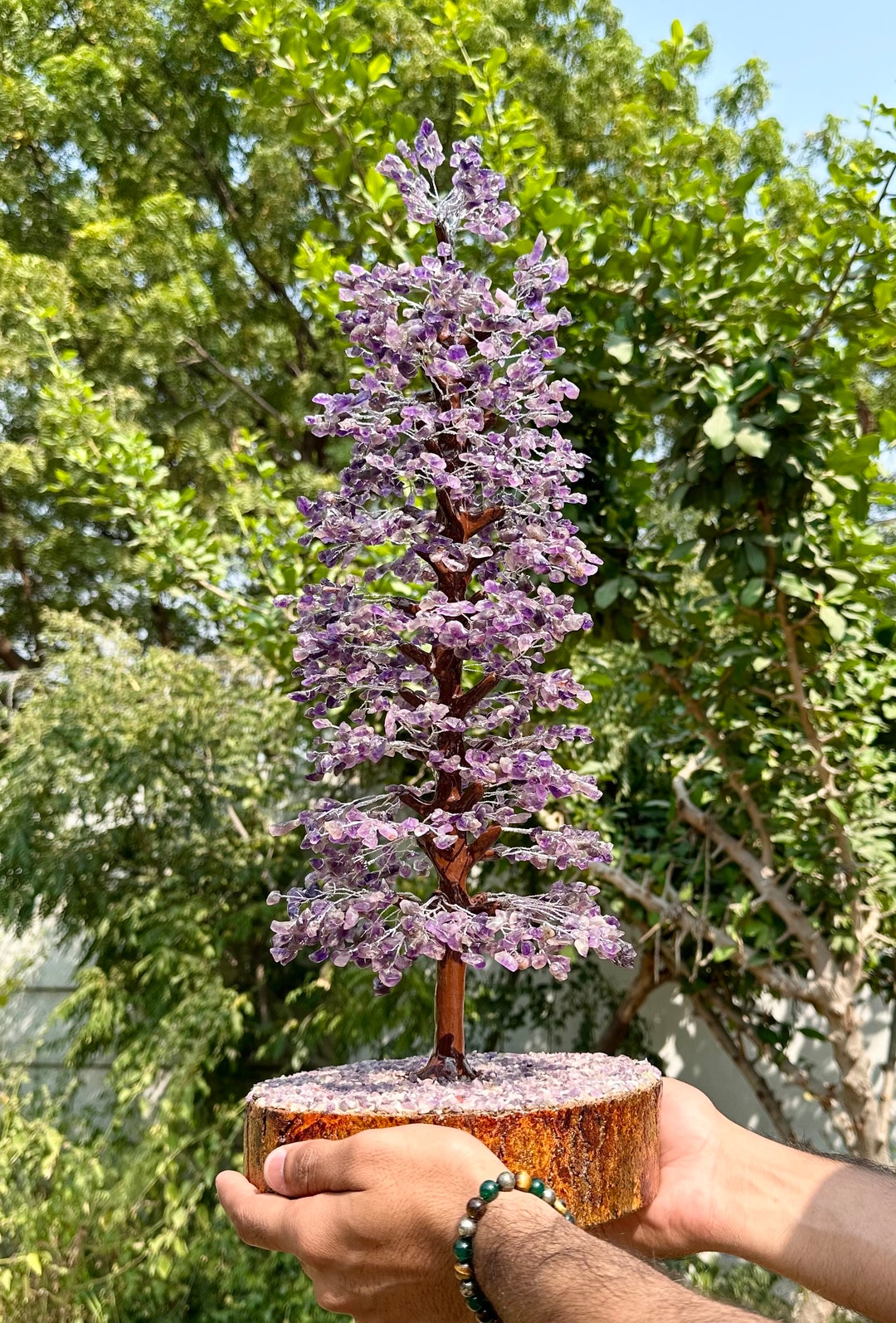 26large Amethyst Stone Tree, Large Amethyst Tree, Christmas Tree, Large ...